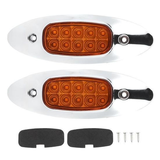 Akozon Feu de gabarit latéral Akozon Truck Trailer LED Side Marker ...