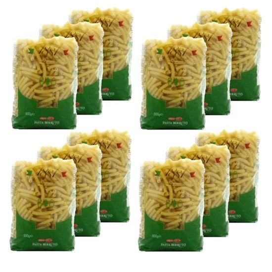 Pasta Berruto - 1881 - Lot 12x Pâtes italiennes Maccaroni BIO - 1881 ...