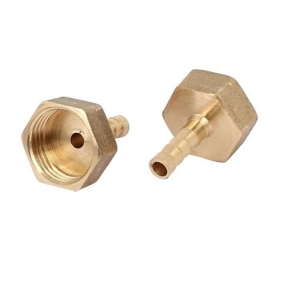 Filetage femelle 1-2" BSP 6mm pour le tuyau raccord tube laiton raccord connecteur 2pcs AOQ8264F ...