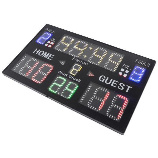 EJ.life Tableau de Score Électronique LED 15 Chiffres pour Sports ...
