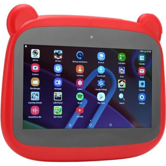 JIN-Tablette pour enfants version WIFI 7 pouces 2 + 32G mémoire 5GWIFI ...