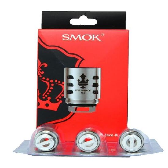 SMOK - 6pcs Résistances SMOKTECH TFV12 V12 Prince M4 0.17ohm ...