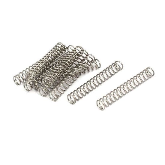 SOURCING MAP Ressort de Compression 0.7mm x 6mm x 40mm Acier Inoxydable ...