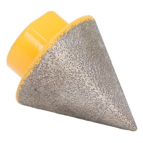 Diamant biseauté chanfrein 60 degrés 80 grain haute dureté trou ...