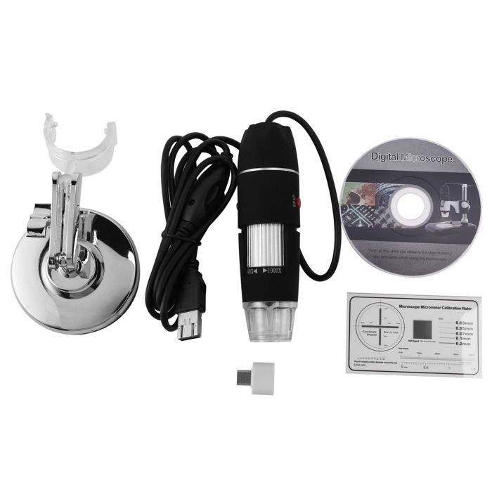 Microscope NuméRique USB 40X-1000X CaméRa de Microscope Portable pour ...