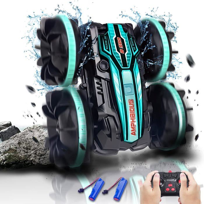 Voiture Telecommandé Tout Terrain, Voiture Télécommandée Enfant, Jouet De Voiture Rc Amphibie À ...