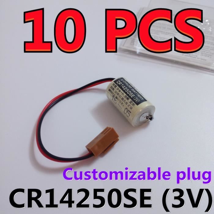 Lot de 10 Batteries de contrôle industriel PLC, piles au Lithium 3V ...