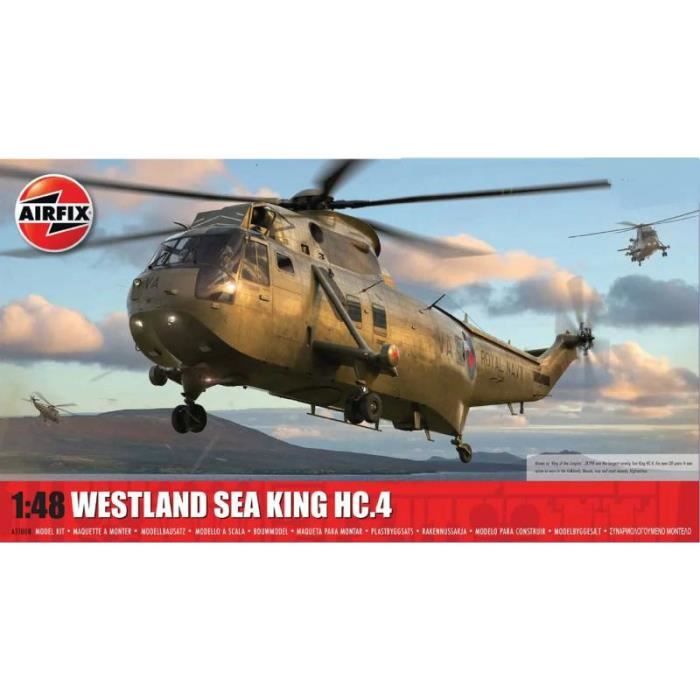 AIRFIX - Maquette Hélicoptère Westland Sea King Hc.4 |airfix|a11008| 1:48 Maquette Char Promo ...