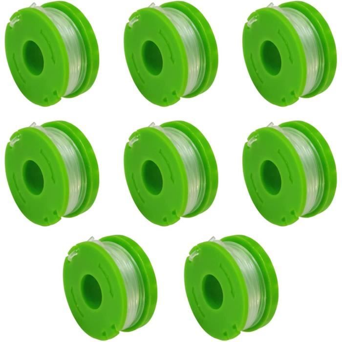 Lot De 8 Bobines De Fil De Rechange Pour Débroussailleuse - Pour Modèle Cst00012, Lst10012 ...
