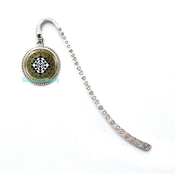 Marque-Page Sri Yantra, Motif Géométrique Sacrée, Bijou De Yoga ...