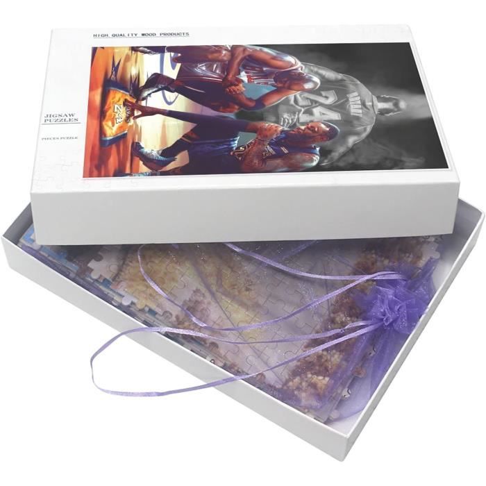 Puzzle Kobe Bryant Lebron James NBA 1000 pièces en bois pour adultes et ...