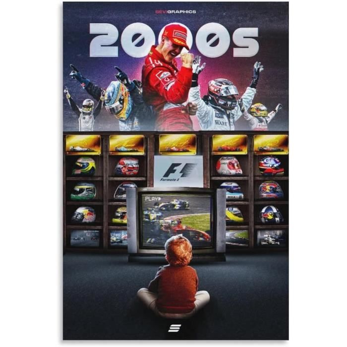 Poster F1 Best Of 2000S - Poster Esthétique Pour Décoration De Salon ...