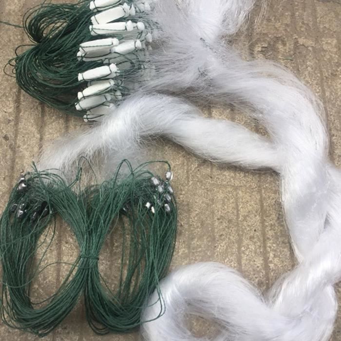 Filet de pêche unique filet en nylon Monofilament Gill Accessoires ...