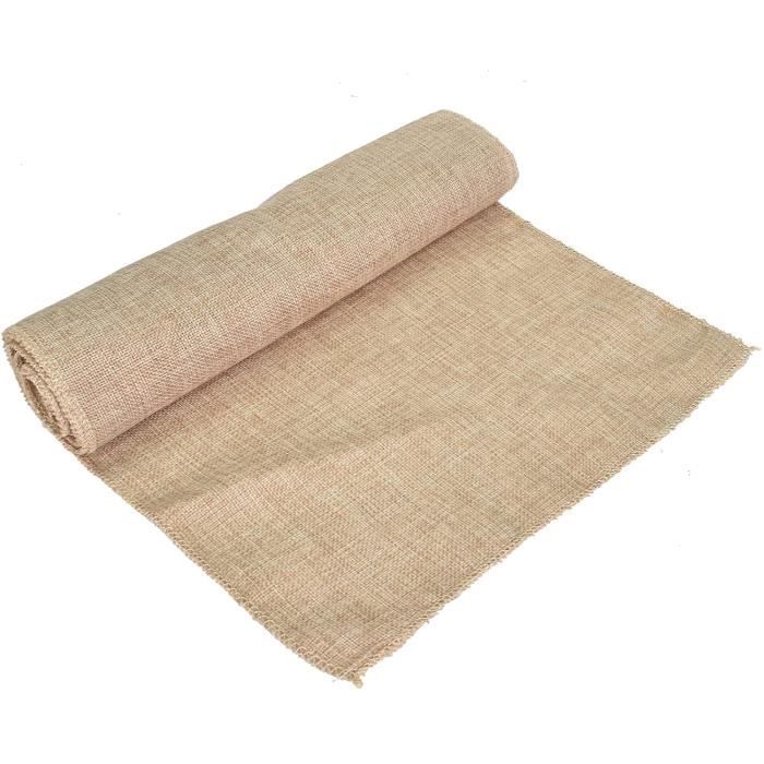 Chemin de Table en Lin, Chemin de Table Rustique, 30 x 275 cm ...