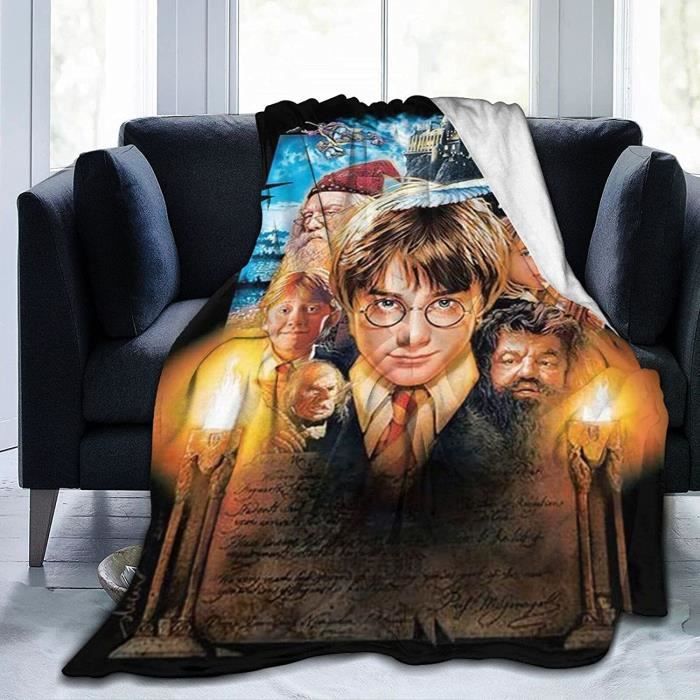 Couverture Vintage En Polaire Harry Potter Couverture Légère Couverture