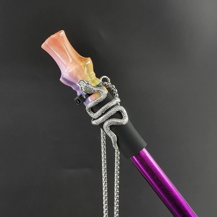 Chicha,Embouts colorés en résine pour Shisha Hookah, embout en chaîne ...