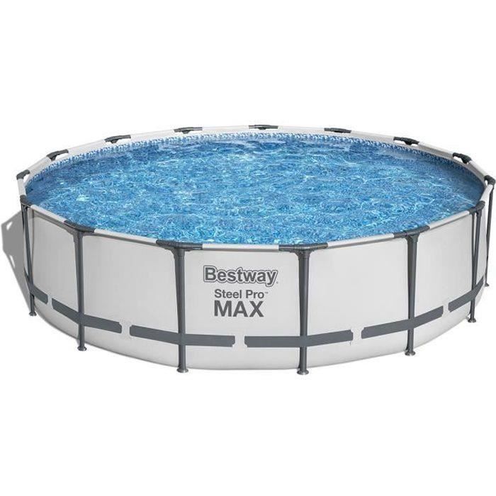 Kit Piscine hors sol tubulaire BESTWAY Steel Pro Max™- 457 x 107 cm ... Kit Piscine hors sol tubulaire BESTWAY Steel Pro Max™- 457 x 107 cm ...