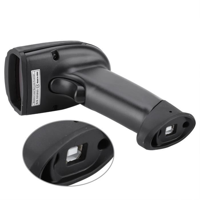 QID-scanner de codes à barres Scanner de code à barres, scanner sans fil, double rappel à ...