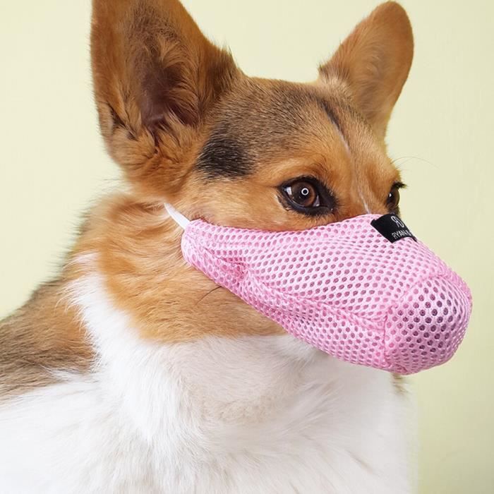 CRAZE Breathable Mesh Pet Dog Mask Anti Dust Gas Pollution Muzzle Anti ...