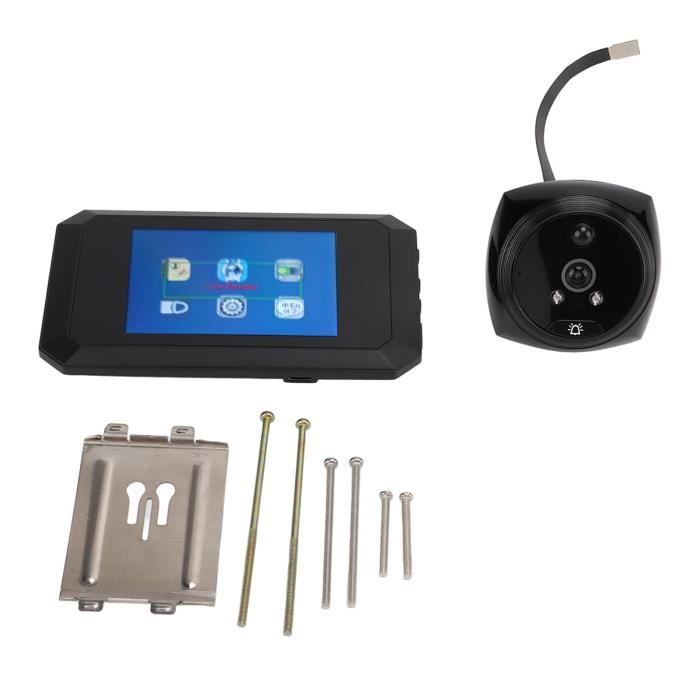 EJ.life sonnette de judas 3.5 pouces 2MP judas de porte numérique ...