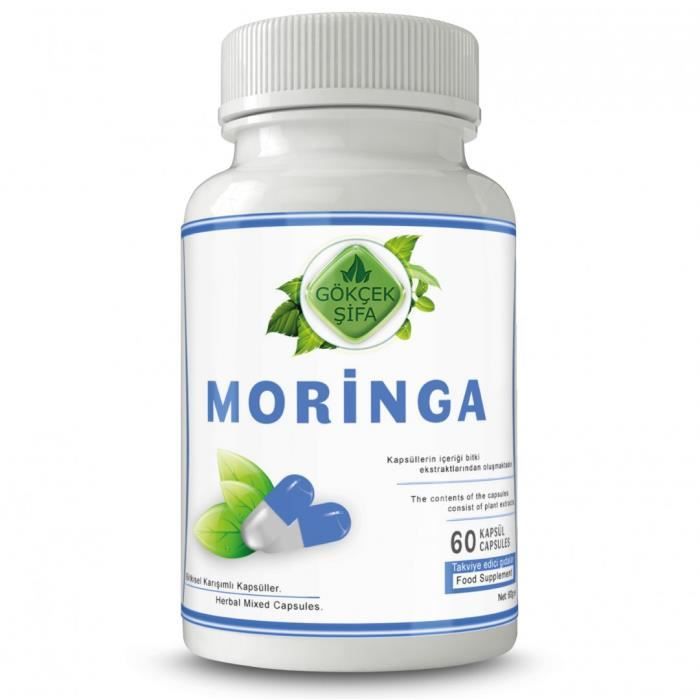 Extrait Moringa - 60 Gélules - Aucun Additif Chimique/Synthétique - 60. ...
