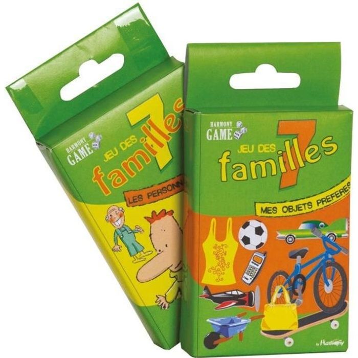 Jeu de 7 familles assortis - Cdiscount Jeux - Jouets