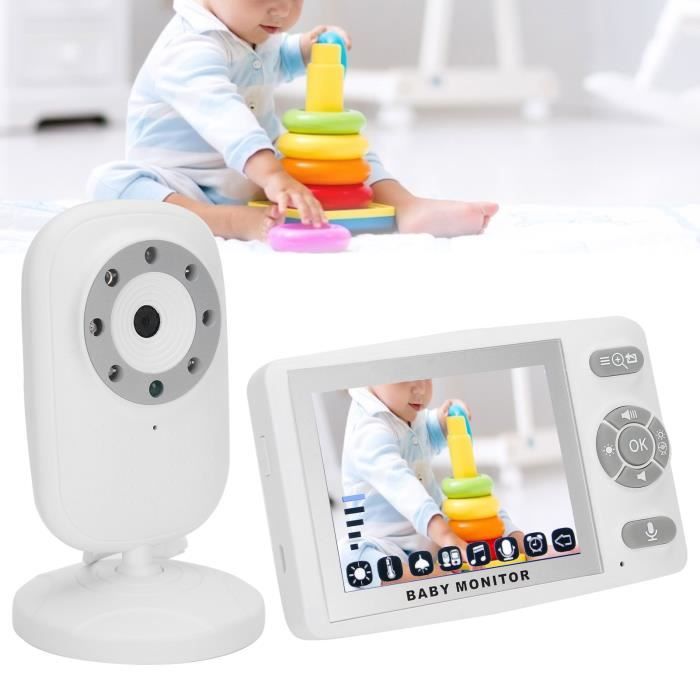 NEUF Moniteur Bébé Babyphone Vidéo Caméra Surveillance 3,5 pouces 2X ...