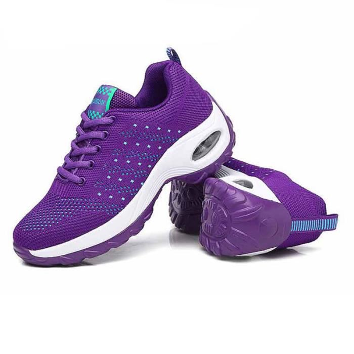Chaussure de Sports Femme - INSFITY - Running Jogging Fitness - Violet ...