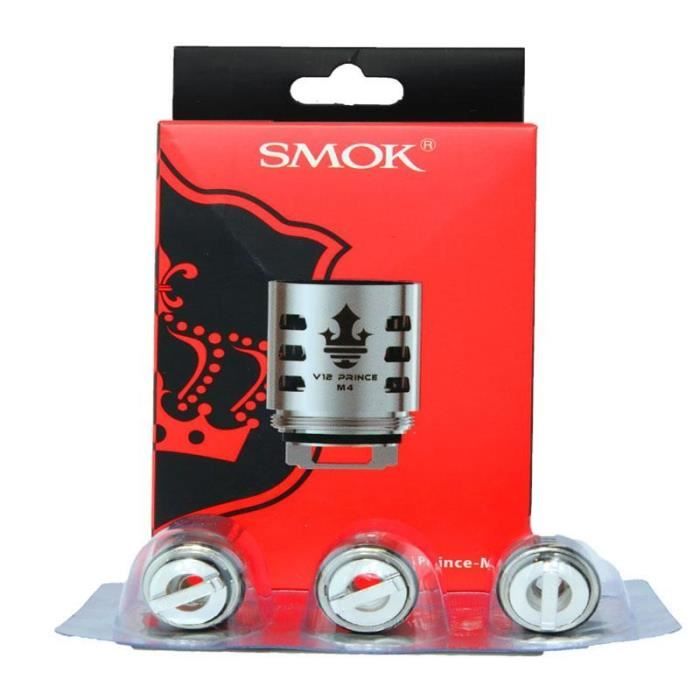 SMOK - 6pcs Résistances SMOKTECH TFV12 V12 Prince M4 0.17ohm ...