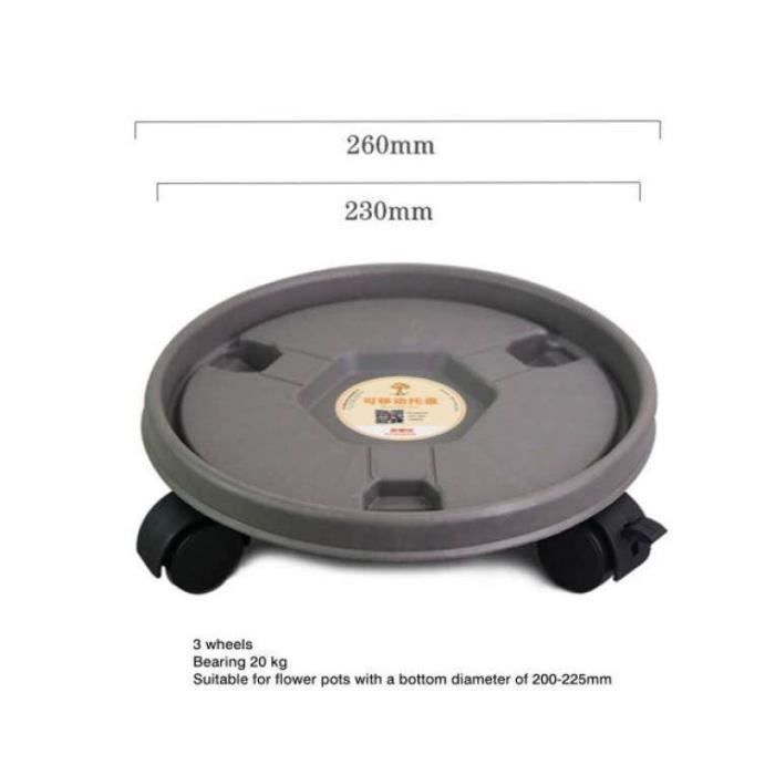 WE15495-Support de Pot de fleur Mobile. roue universelle. plateau ...