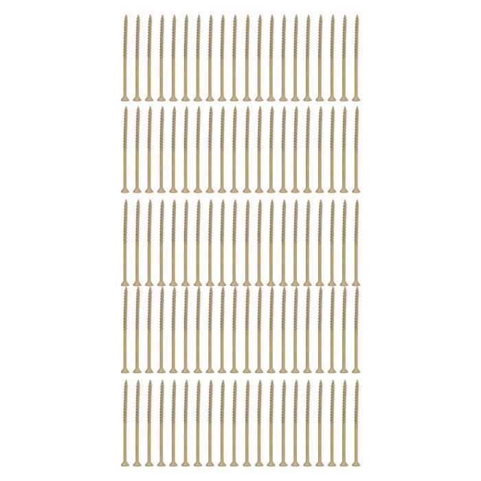 Zerone vis en étoile T25 100 pièces vis fraisée tête ronde T25 étoiles ...