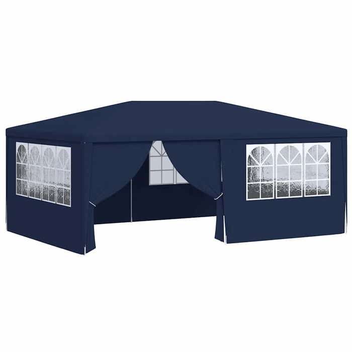 Elégant Barnum Imperméable Bleu - Tente de réception avec parois ...