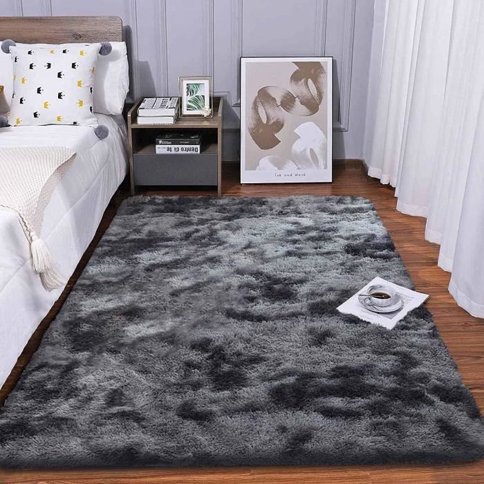 Tapis Moderne Moelleux Shaggy Tapis Pour Salon Doux Tapis Antidérapant ...