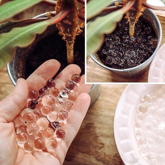 Orbeez Perles d'eau Transparente 10000pcs 53g de Perles de Gel pour ...