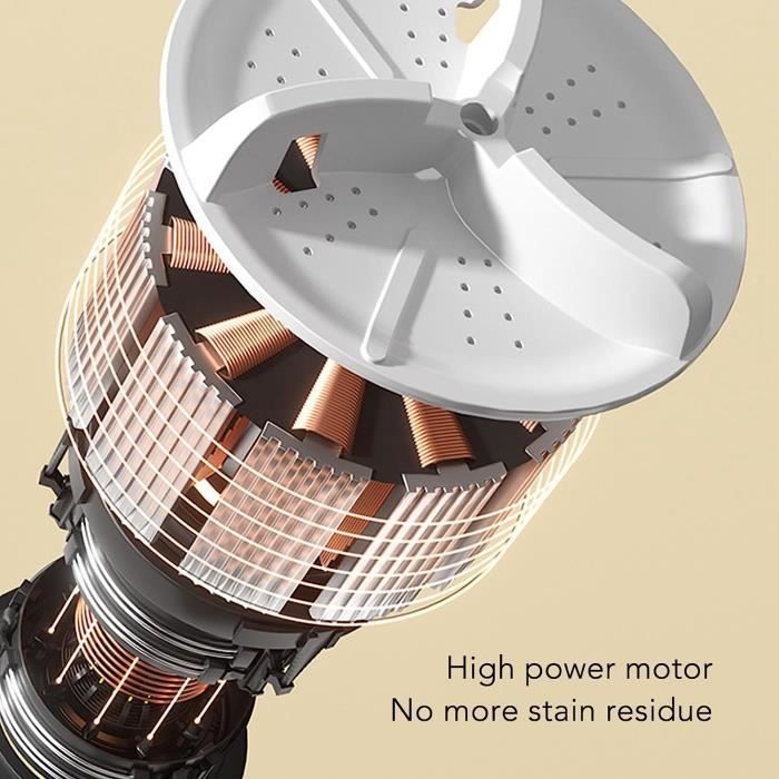 Machine À Laver Portable,6L Mini Laveuse À Seau Portable Pliable Avec ...