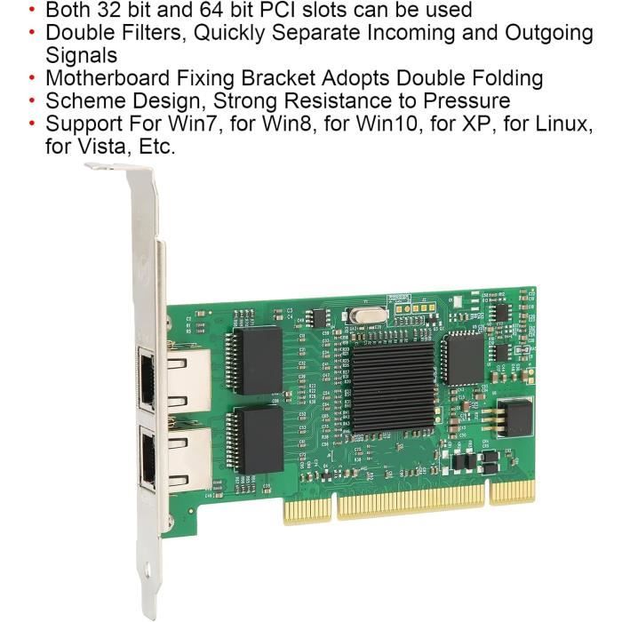 Carte Ethernet Gigabit, Convertisseur D'Adaptateur Lan Rj45 10-100 ...