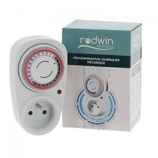 Programmateur journalier mécanique - RODWIN Electronics - Cdiscount Jardin