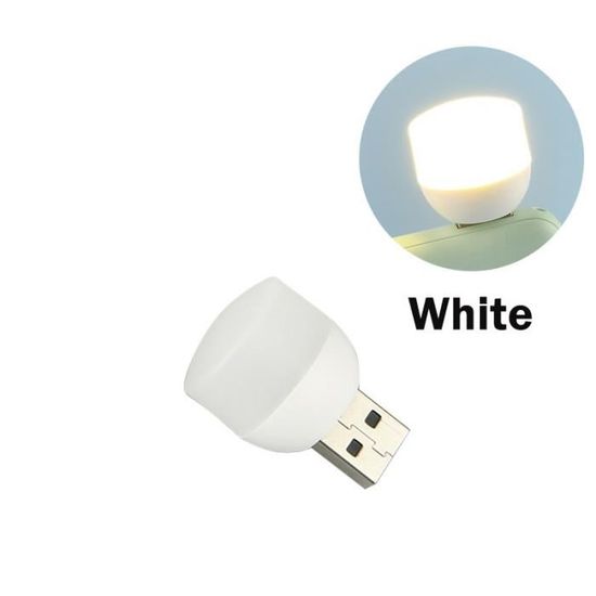 Lampe a poser,Mini lampe LED USB 5V, alimentée par batterie externe, luminaire d'extérieur ...