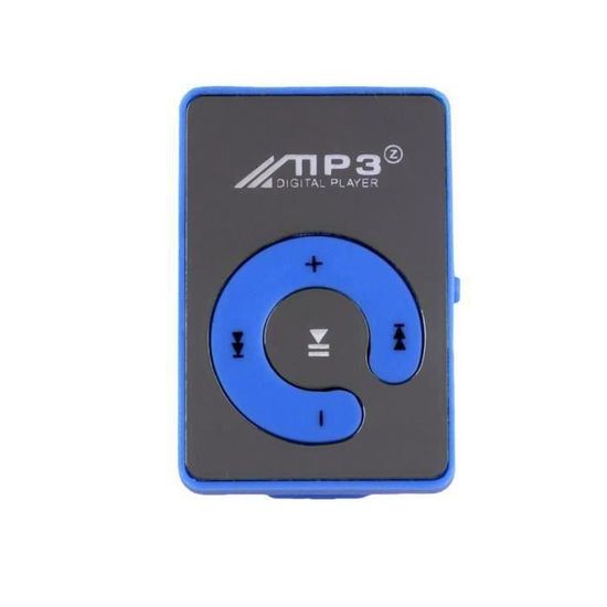 Mini lecteur de musique de type clip clé MP3 rechargeable avec lecture ...
