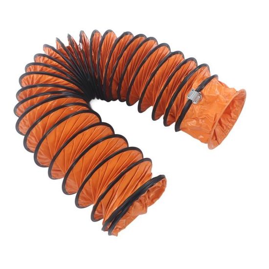 Mothinessto Conduit flexible Tuyau flexible en PVC pour ventilateur d'extraction robuste 20,3 cm ...