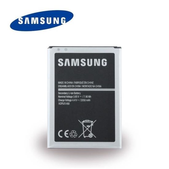 Batterie 2050mAh 3.85V 7.90Wh pour Samsung Galaxy J1 2016 J120 Argent ...