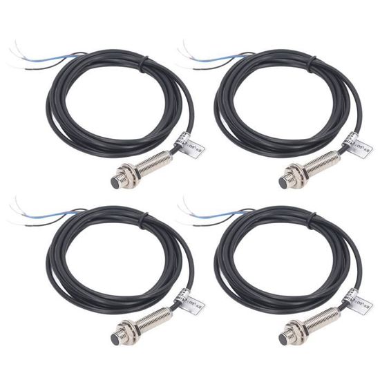 VBESTLIFE Interrupteur de proximité inductif 4 Ensembles Interrupteur de Détection de Détecteur ...