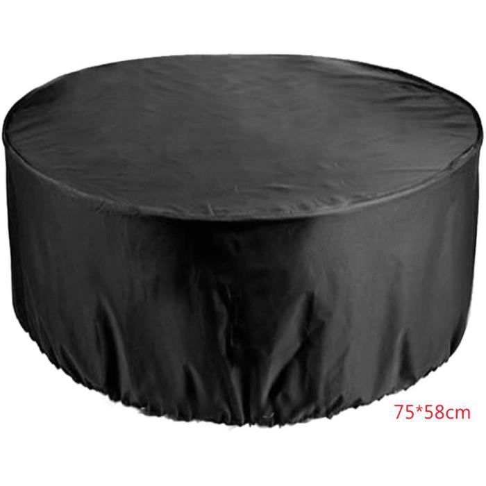 Housses pour Tables de Jardin Rond Couverture Bache de Protection ...