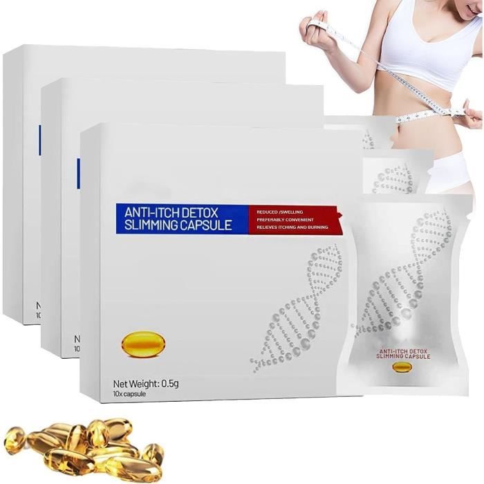Slimfuse Anti Itch Detox Slimming Capsule, Capsule Revert to Tight and ...