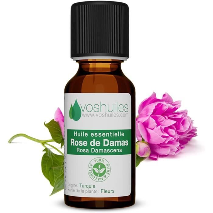 Voshuiles - Huile Essentielle De Rose De Damas 1Ml - 100% Pure Et ...