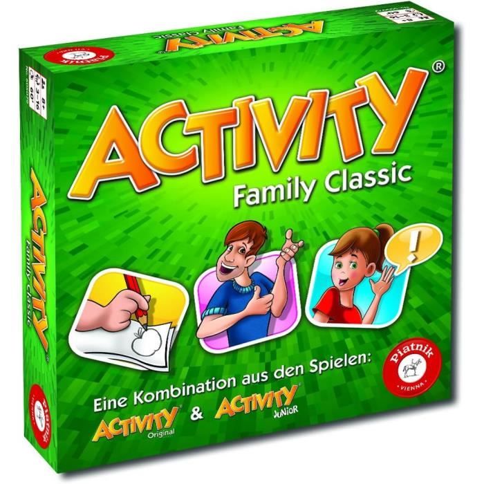 Jeu de plateau - Piatnik - Activity Family Classic - Cartes originales ...