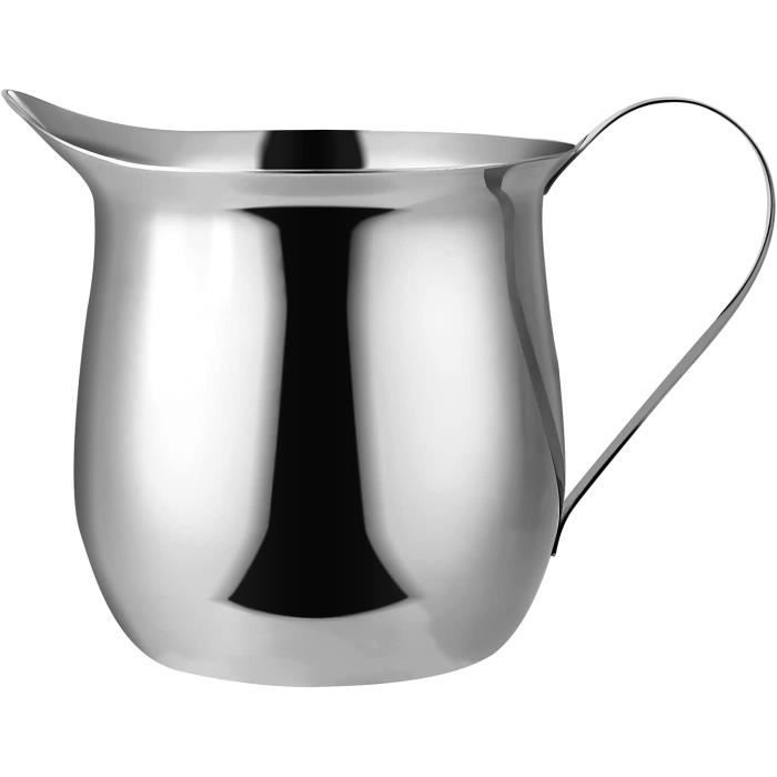 Pot à lait - Inox - 240ml - Acier inoxydable 304 - Résistant à la ...