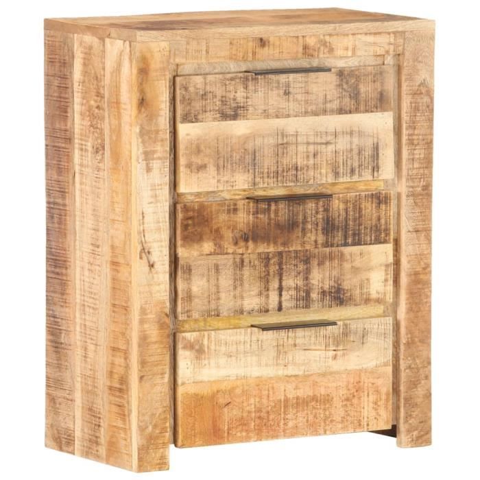 BINGO- Buffet Bahut - Armoire meubles de rangement 59x33x75 cm Bois de ...