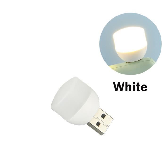 Lampe a poser,Mini lampe LED USB 5V, alimentée par batterie externe, luminaire d'extérieur ...