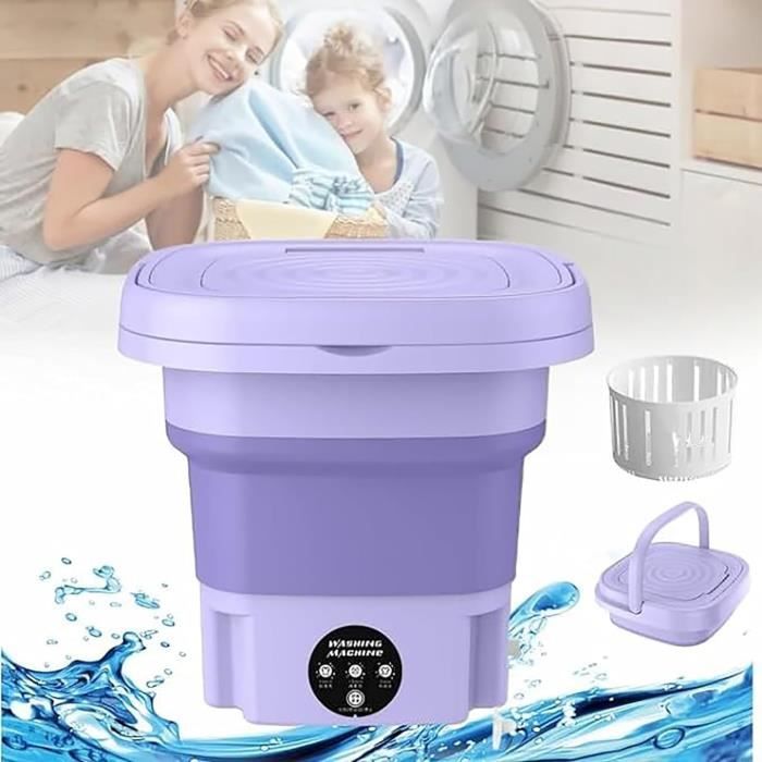 Mini Machine À Laver Avec Sèche-Linge, Portable, Grande Capacité ...